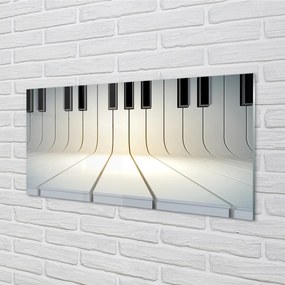 akrylový obraz klávesy piana 100x50 cm
