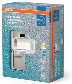 Osram - LED Koupelnové nástěnné svítidlo ORBIS FLAME LED/5,5W/230V IP44 chrom