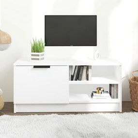 TV skříňka bílá 80 x 35 x 36,5 cm kompozitní dřevo - Default Title