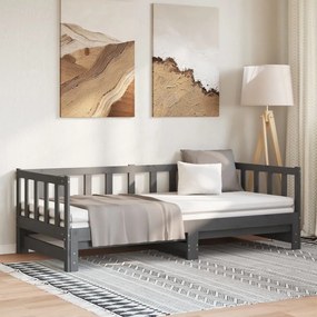 vidaXL Výsuvná postel 2x (80 x 200) cm masivní borovice [814708] Barva: Přírodní