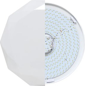 Ecolite LED stropní/nástěnné svítidlo 25W Diamant s DO WZSD-25W/LED