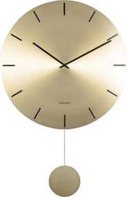 Nástěnné hodiny Impressive Pendulum zlaté