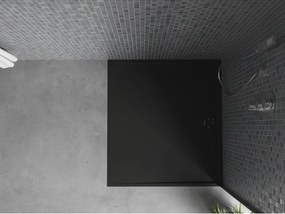 Mexen Amon, SMC obdélníková sprchová vanička 100 x 90 cm, černá, 4F709010