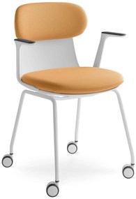 LD SEATING - Židle ZOE 222-BR s područkami