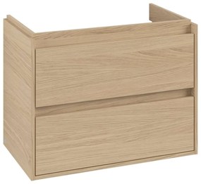 Villeroy & Boch Skyla - Umyvadlová skříňka, 77x60x44 cm, 2 zásuvky, Nordic Oak C79600VJ