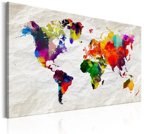 Obraz - World Map: Rainbow Madness