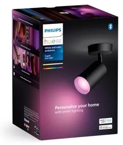 Philips - LED RGBW Stmívatelné bodové svítidlo Hue FUGATO 1xGU10/4,2W/230V černá