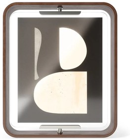 Tmavě hnědý dřevěný stojací rámeček 26x31,5 cm Bellwood – Umbra