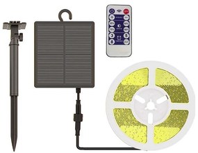 V-Tac LED Stmívatelný solární pásek LED/1,2W/3,7V 3000K IP67 5m VT1511