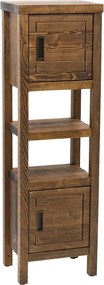 Koupelnová skříňka vysoká Naturel Country 40x130x30 cm palisandr COUNTRYV40LPPA