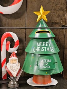Červeno-bílá vánoční dekorace busta Santa - 7*5*15 cm