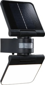 P 94609 Solární LED osvětlení zdí Lesla pohybové čidlo (IR) IP65 hranaté 150x130mm 3000K 12,5W antracit umělá hmota - PAULMANN