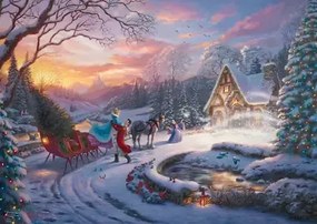 SCHMIDT Puzzle Disney: Popelka s princem o Vánocích / 1000 dílků / od