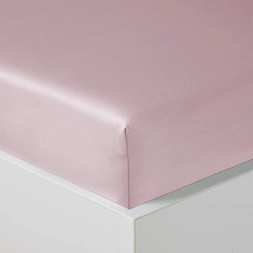Luxusní saténové prostěradlo Tencel™ – starorůžová: 180x200cm