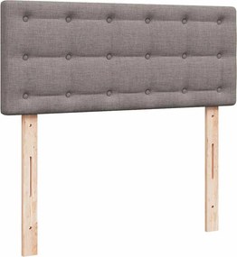 Box spring postel s matrací taupe 120x190 cm textil 3285845