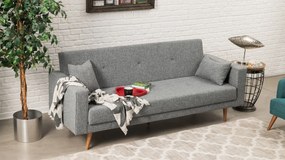 Hanah Home Rozkládací pohovka DUBLIN šedá 825BLC1169