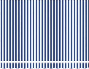 Rám markýzy Modrá a bílá 350 x 250 cm 3330200