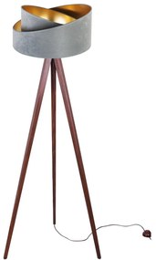 Podlahová lampa MEDIOLAN, 1x textilní stínítko (výběr z 9 barev), (výběr ze 6 barev konstrukce)