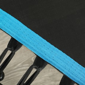 SPORTNOW Fitness Trampolina 114x114x132 cm S elastickým skákacím povrchem a nastavitelným 3-úrovňovým madlem, ocelový rám pro trénink nohou a těla do…