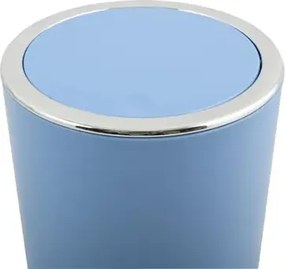 MSV KAMAKA výklopný odpadkový koš 6 L pastelově modrý / plast
