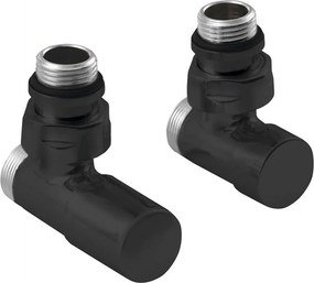 Sapho Compact - Připojovací sada ruční rohová, matná černá CP5115BS