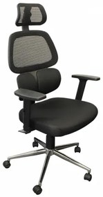 Kancelářské křeslo kancelářská židle černá Tikitere