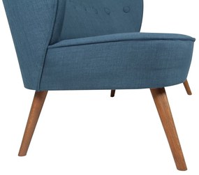 Designová pohovka Verena 141 cm modrá