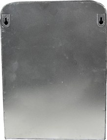 Šedo-černá antik nástěnná skříňka na klíče Antio - 23*10*30 cm