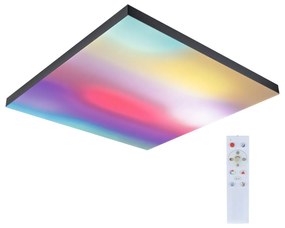 P 79909 LED Panel Velora Rainbow dynamicRGBW hranaté 595x595mm RGBW černá - PAULMANN