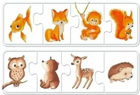 Ravensburger Moje první puzzle Barevná zvířátka 6x4 dílků / od 2 let