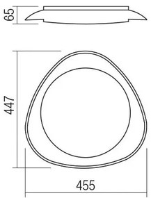 Redo 05-922 - LED Stropní svítidlo VERENA LED/24W/230V antracit
