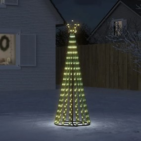 Vánoční stromek kužel 275 teplých bílých LED diod 180 cm