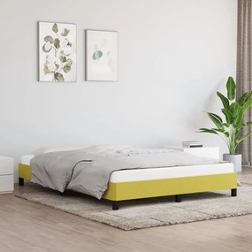 Rám postele zelený 140 x 190 cm textil