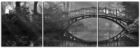 Obraz na plátně - Starý most - panoráma 5139QC (120x40 cm)