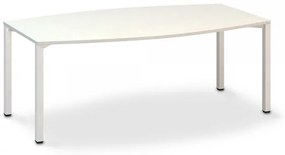 Jednací stůl ProOffice 200 x 110 cm / Bílá