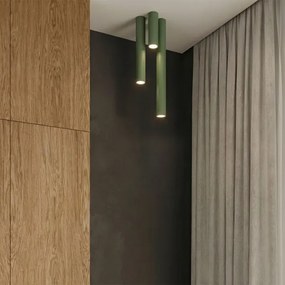 Sollux SL.2071 - Bodové svítidlo LAGOS 1xGU10/10W/230V zelená