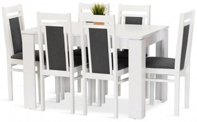 Jídelní sestava ASIA stůl + 6 židlí