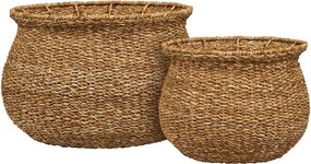 Květináče v sadě 2 ks z mořské trávy ø 46 cm Eden – House Nordic