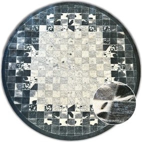 BE Koberec Porte 2054 Koło GREY - šedý kulatý Rozměr: 80 cm