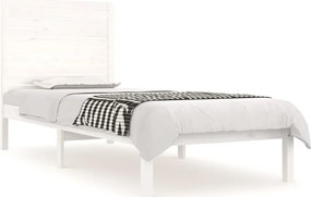 vidaXL Rám postele masivní dřevo 90 x 190 cm Single [3104574] Barva: Černá