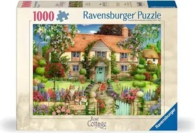 Ravensburger Puzzle Chaloupka růží / 1000 dílků / od 14 let