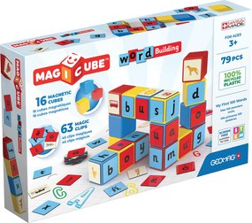 GEOMAG Magnetické kostky Magicube Word 79 kostek