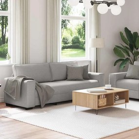 2dílná sedací souprava s poduškami obláčkově šedá textil 3324739
