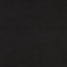 3místná pohovka černá 180 cm samet