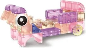 Magnetická stavebnice Zámek princezna / 66 dílků / plast / od 3 let