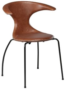 OnaDnes -20% ​​​​​Dan-Form Světle hnědá kožená jídelní židle DAN-FORM Flair