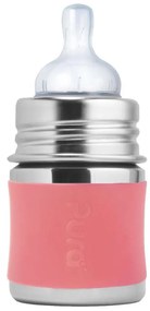 Pura Nerezová kojenecká láhev 150 ml Rose