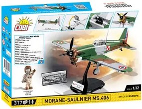 COBI 5724 Francouzský stíhací letoun Morane-Saulnier MS.406 / 1:32 / 3