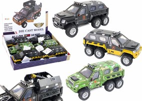LEAN Toys Auto s dělem uvnitř, zvuk, světlo, 3 barvy