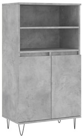 vidaXL Skříň highboard betonově šedá 60 x 36 x 110 cm kompozitní dřevo
